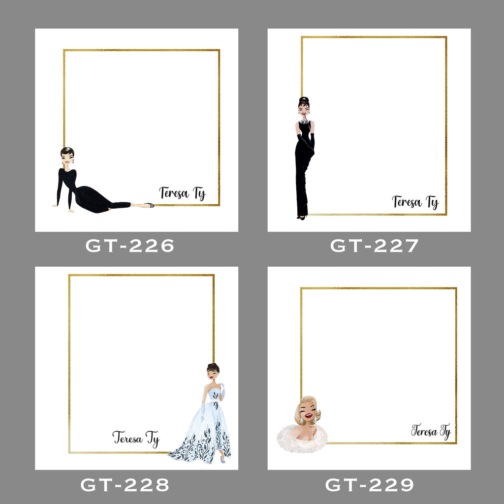 Audrey Hepburn and Marilyn Monroe Inspired Gift Tags – Vin & Cole
